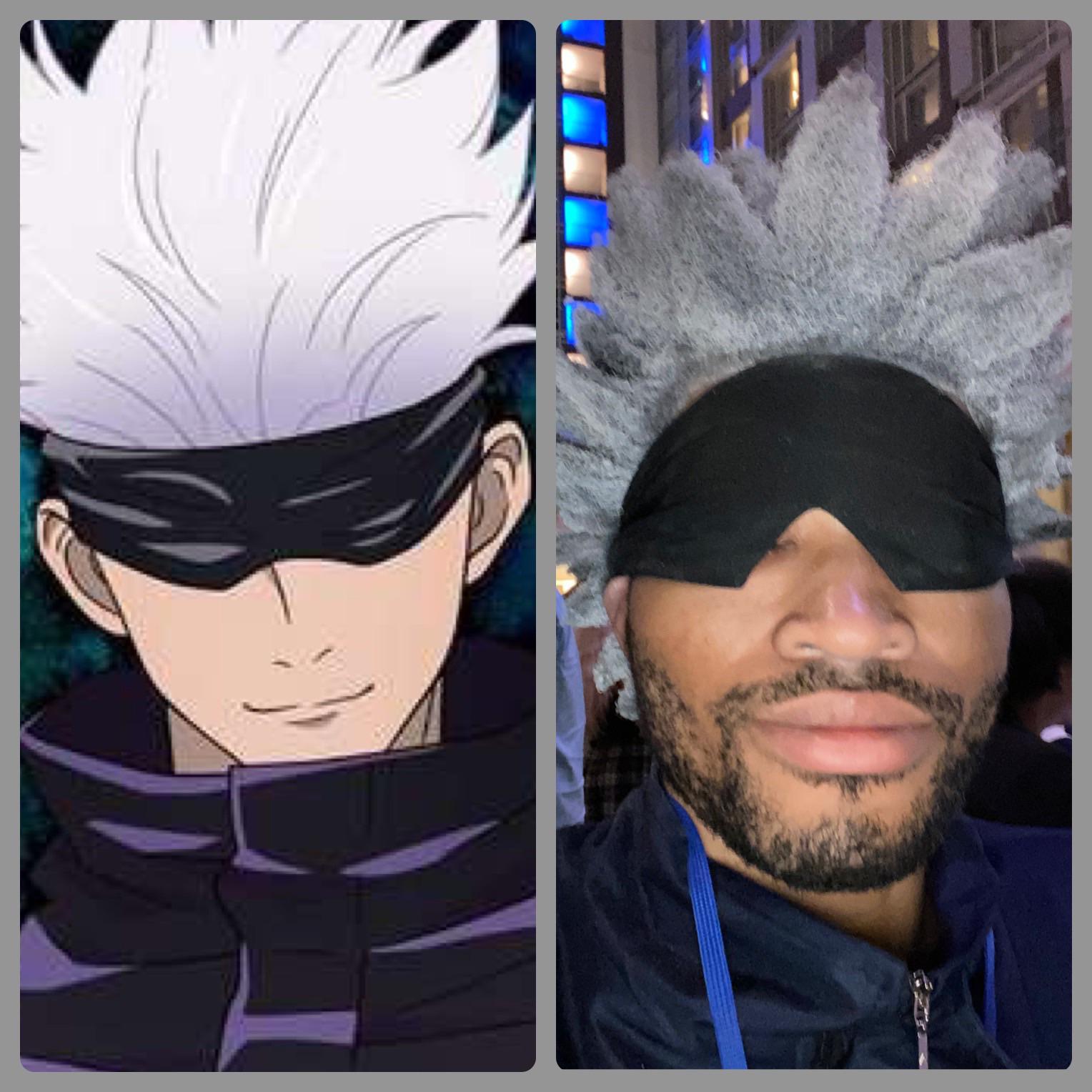Gojo Satoru Cosplay Comparison | Scrolller