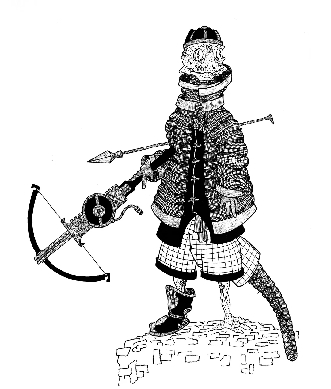 [OC] Mercenary gecko crossbowman in the garrison service of the Golden Khaganate. | Scrolller