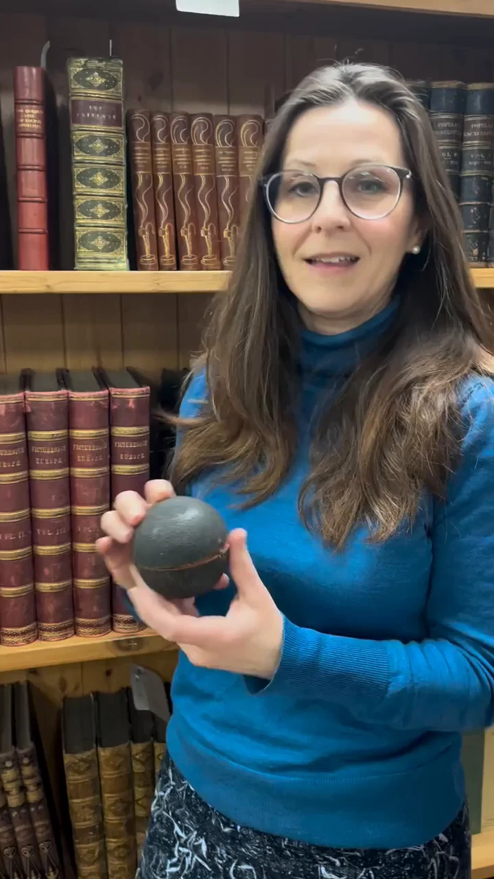 An 18th century pocket globe with a celestial map on the inside | Scrolller