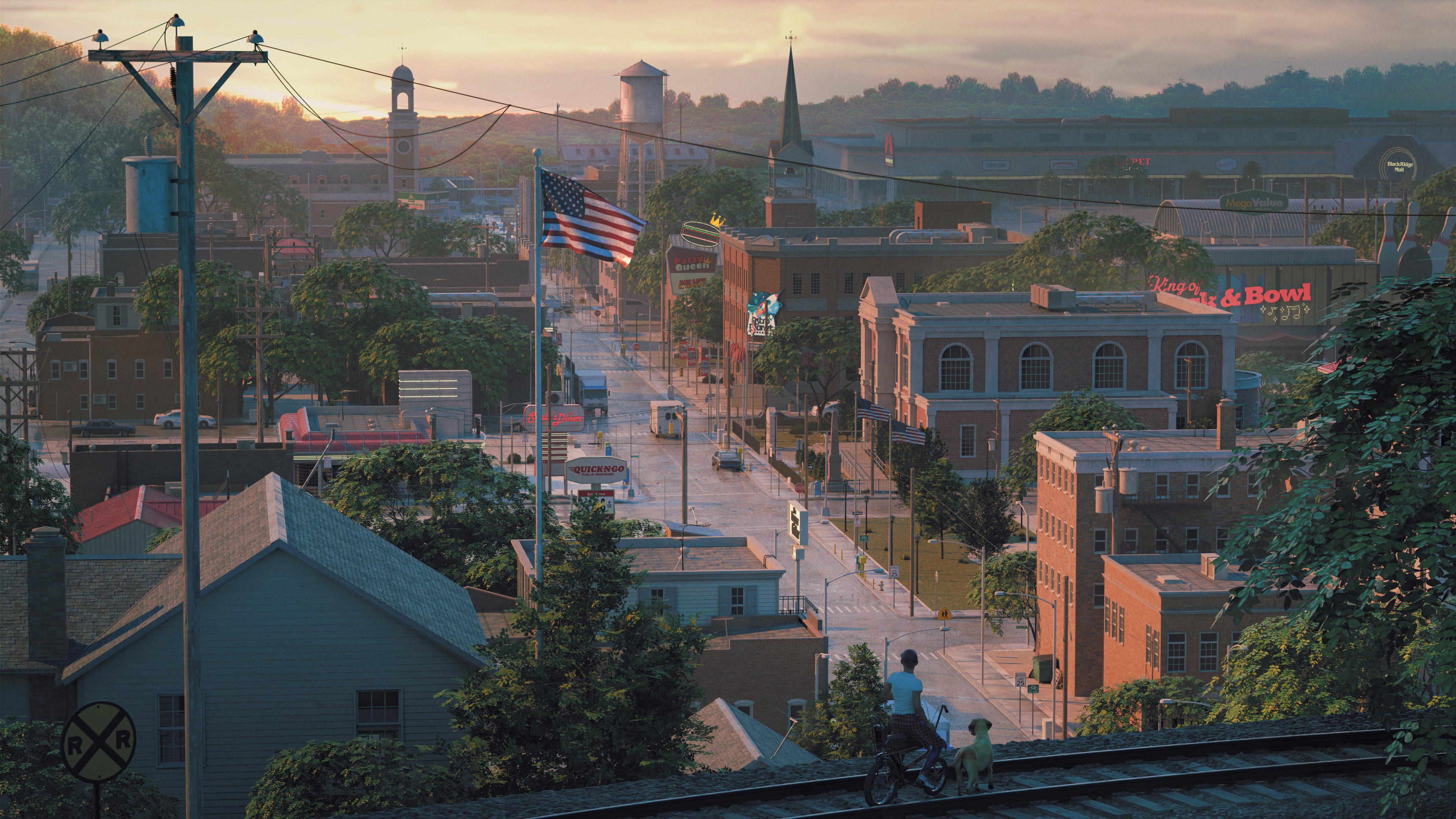 Americana | Kitbash3D by artist Sergio Castaneda | Scrolller