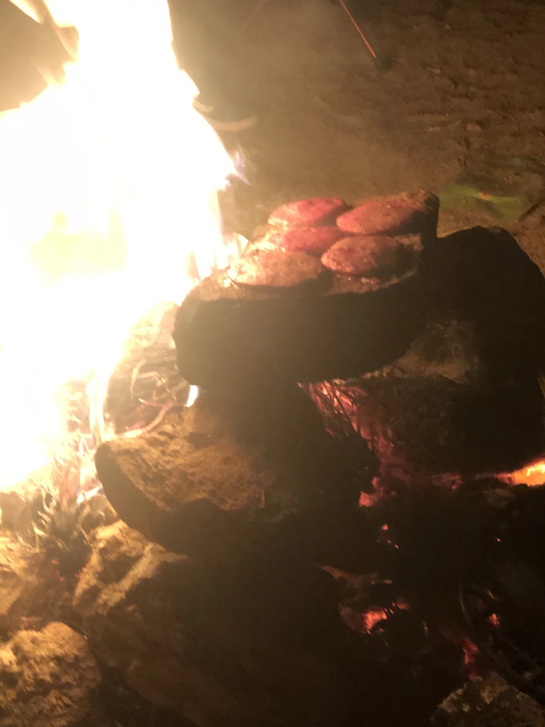 Rock Grilling while camping | Scrolller