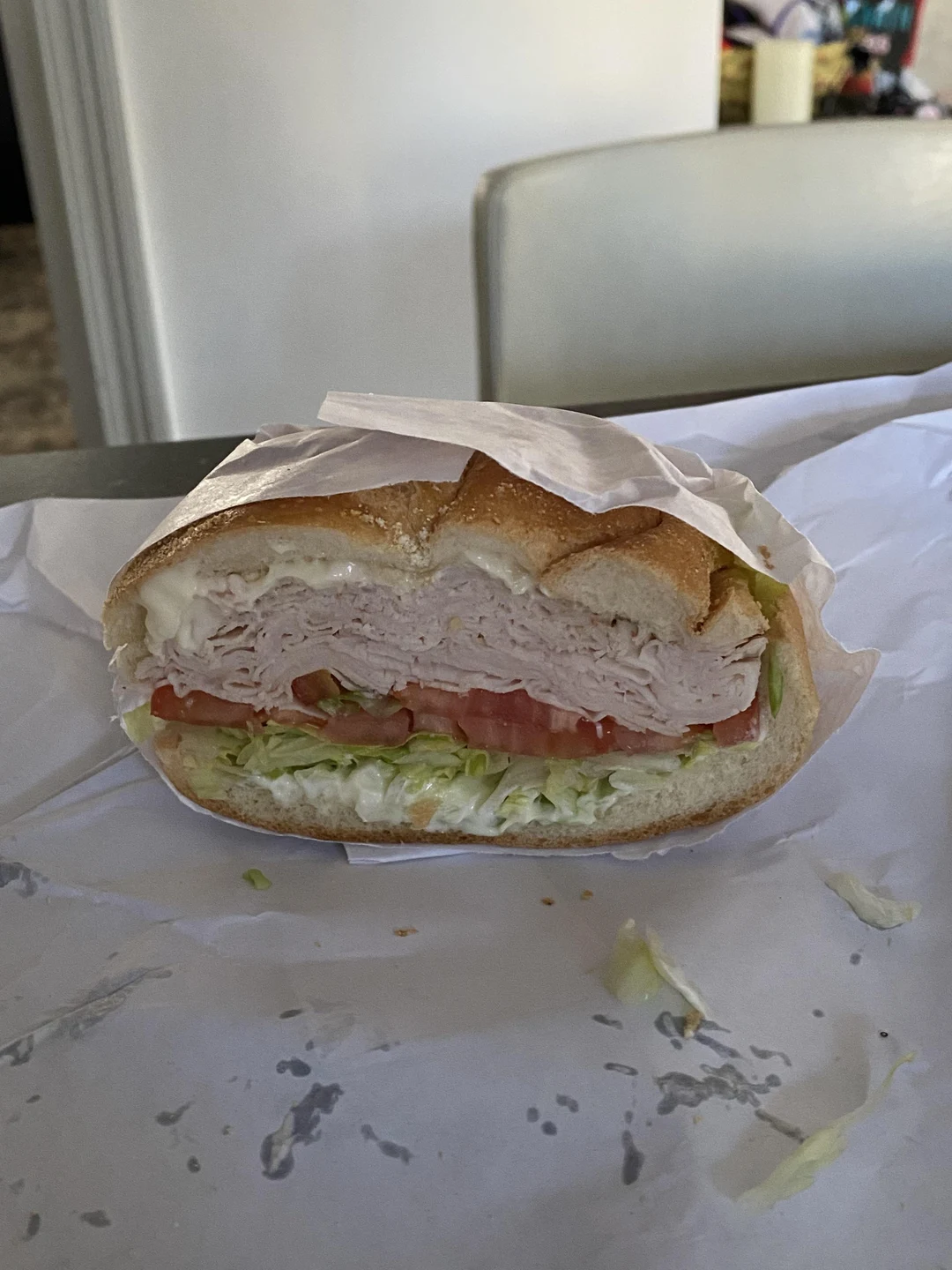 Turkey on kaiser from the deli | Scrolller