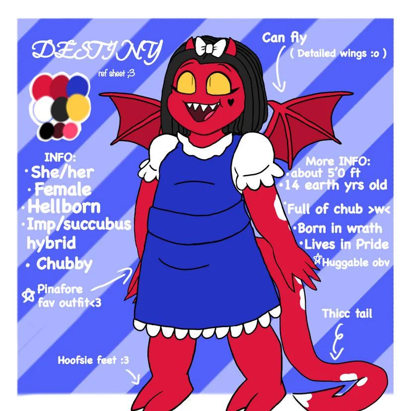Hazbin/Helluva OC - Destiny | Scrolller