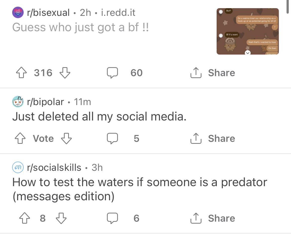 This is how my Reddit feed looks like what about y’all? | Scrolller