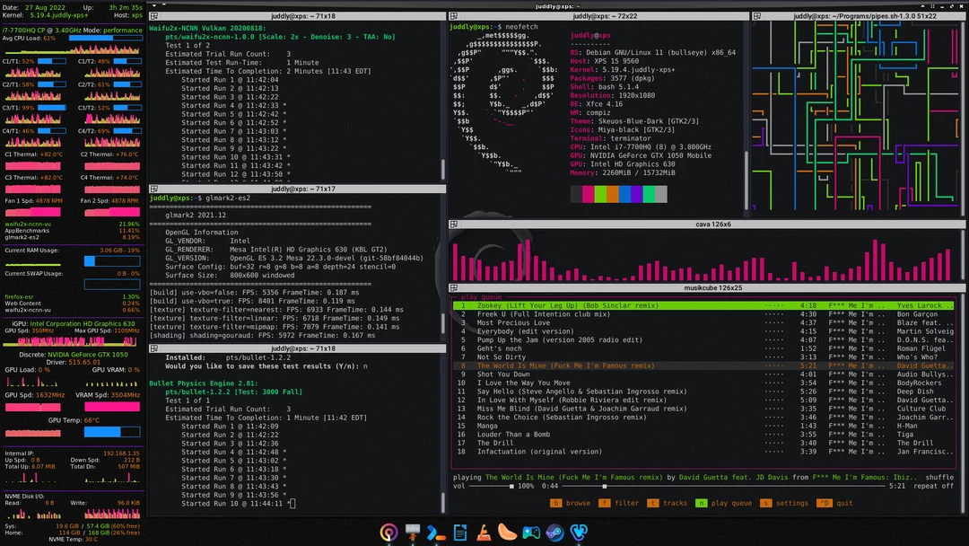 [Xfce/Compiz/Emerald] Not sure what to call this yet, but I like it. Debian Bullseye + Xfce ...