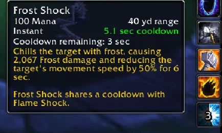 Frost Shock doesn't in fact, share a cooldown with Flame shock. | Scrolller