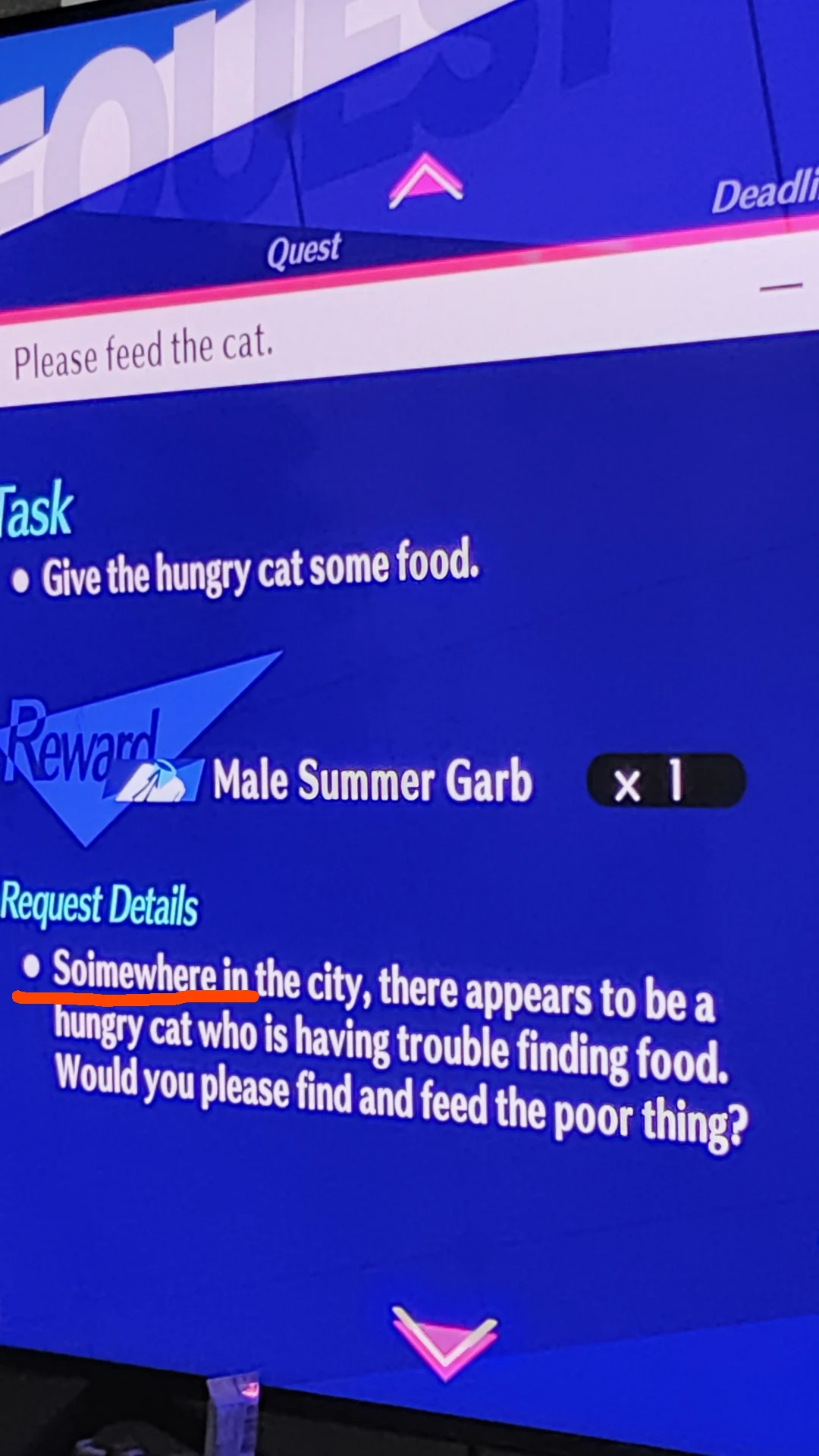 Typo in Persona 3 Reload | Scrolller