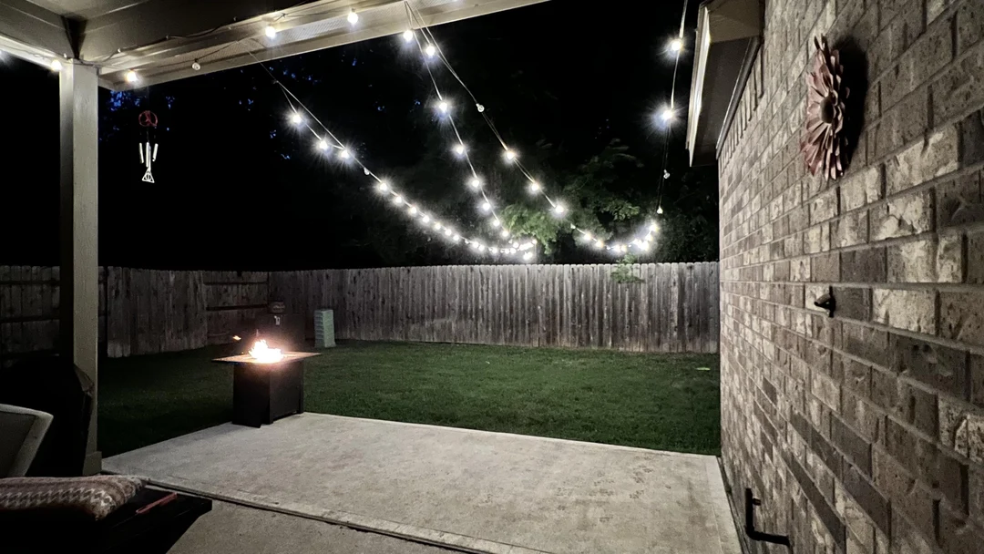 Nighttime view from the patio | Scrolller