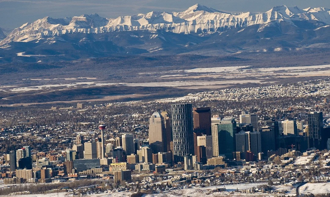 Calgary, Canada in the winter [1200x716] | Scrolller