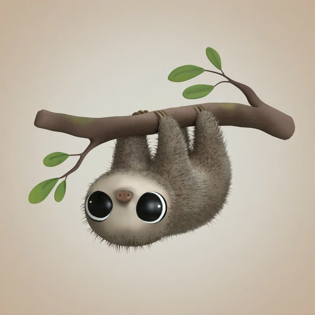 Baby Sloth by Katerina Novakova | Scrolller