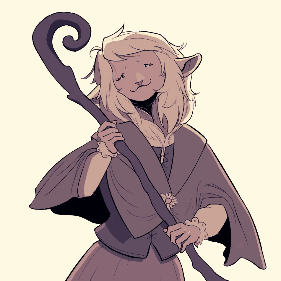 Ida, the Sheepfolk Druid | Scrolller