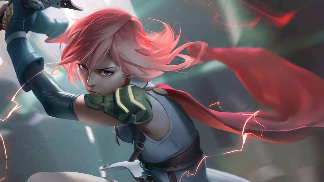 I love this Lightning fanart by Bo Xun Lin. The intensity of her eyes and the colours are ...