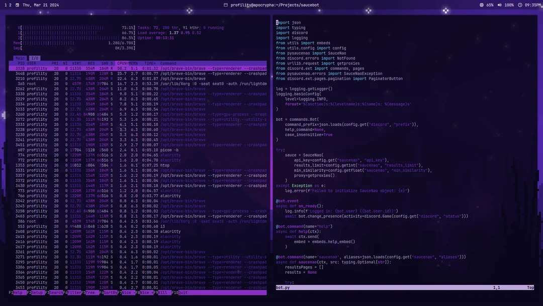 [i3wm] My first rice | Scrolller