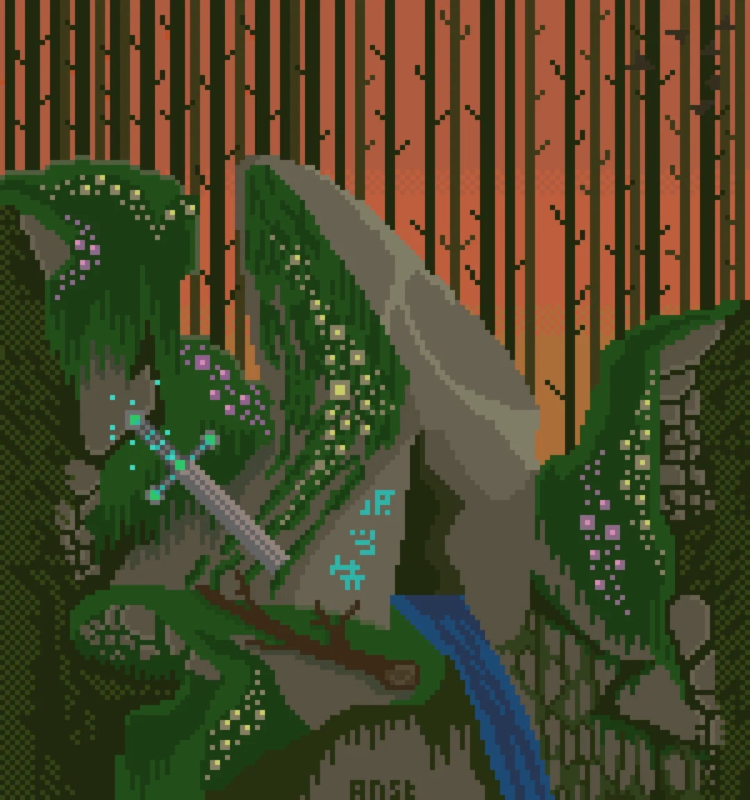 Quiet forest, me(AnStation), pixelart, 2023 | Scrolller