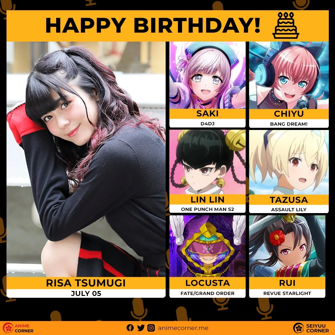 Happy 27th birthday to Tsumugi Risa, who voices as Lin Lin | Scrolller