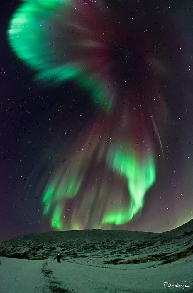 A Memorable Aurora Over Norway [Image Credit: Ole Christian Salomonsen] | Scrolller