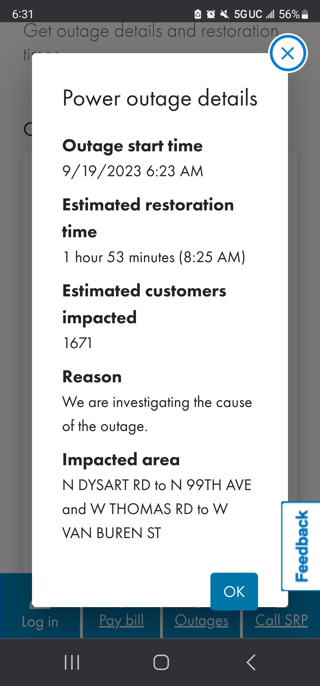 Power Outage-Avondale | Scrolller