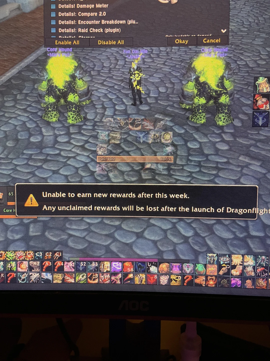 Addon issue? Anyone have/had this issue? Can’t figure out how to remove it or what add on causes ...