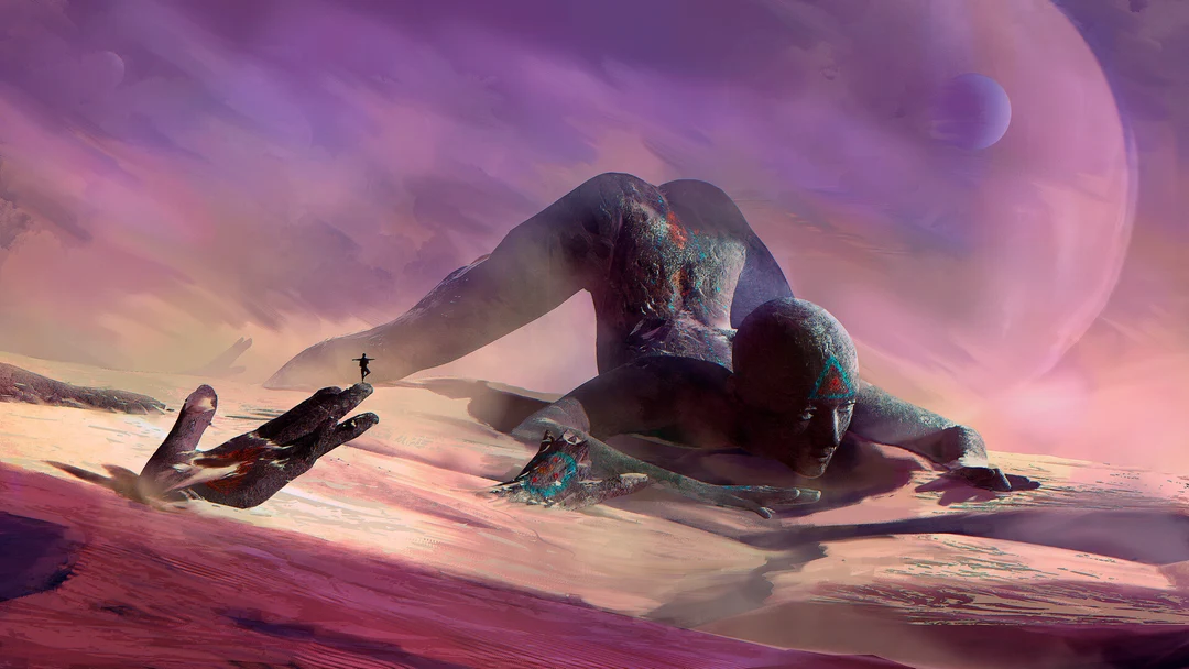 Statue in the Dunes by Matvey Radkov | Scrolller