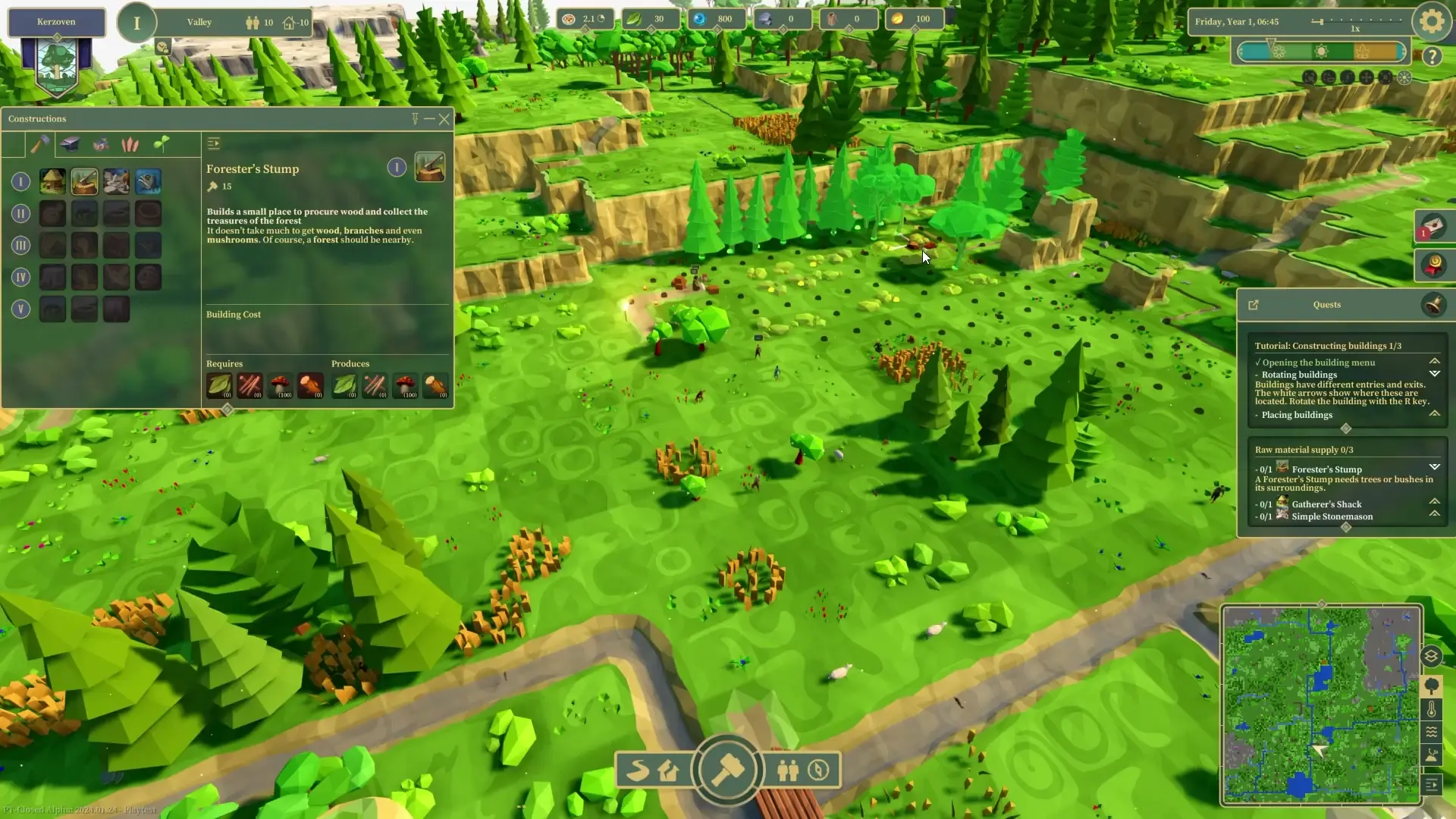 After more than 6 years of development, my settlement-building game has FINALLY been released ...