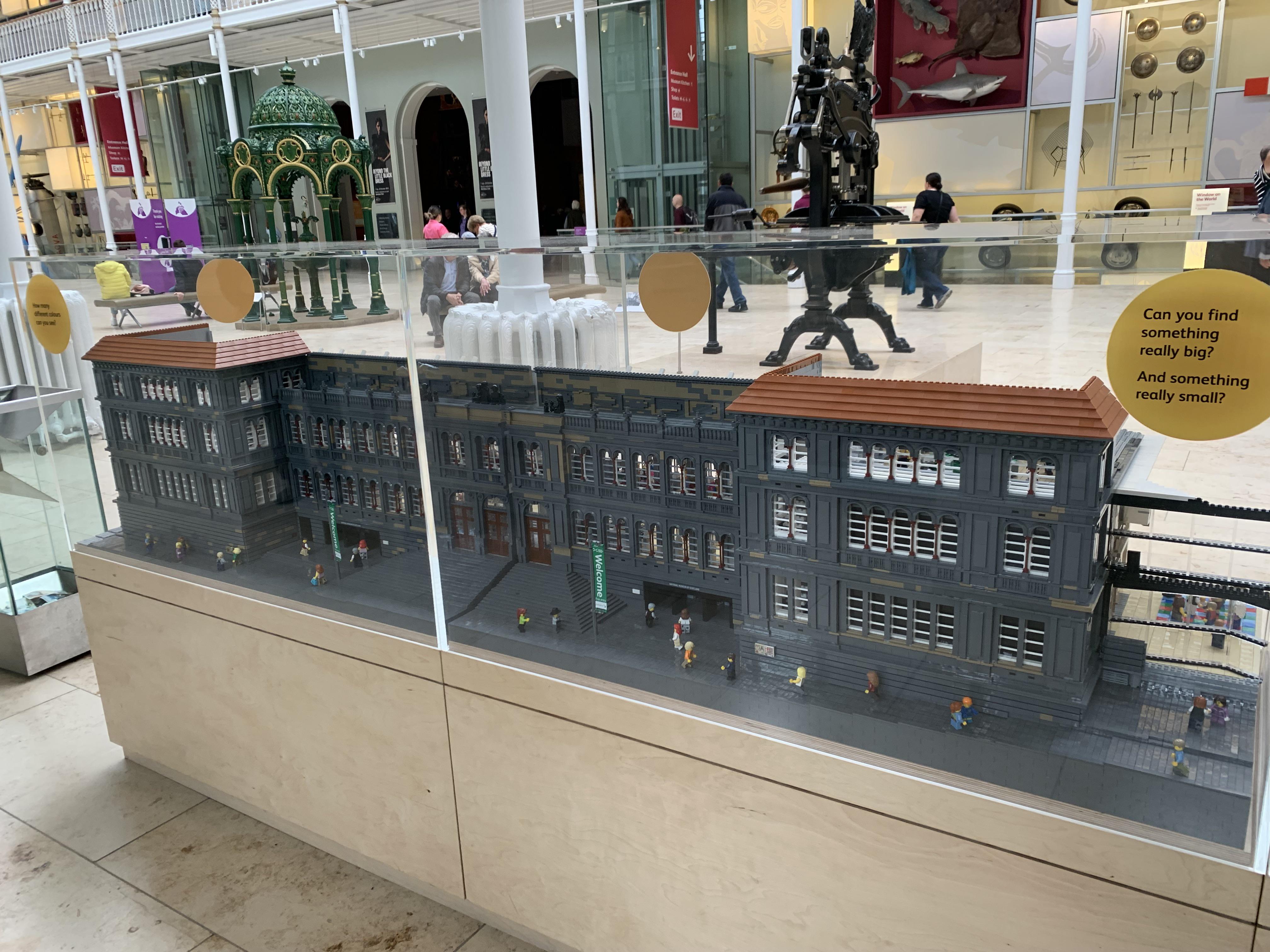 The National Museum of Scotland has a full Lego replica of their building | Scrolller