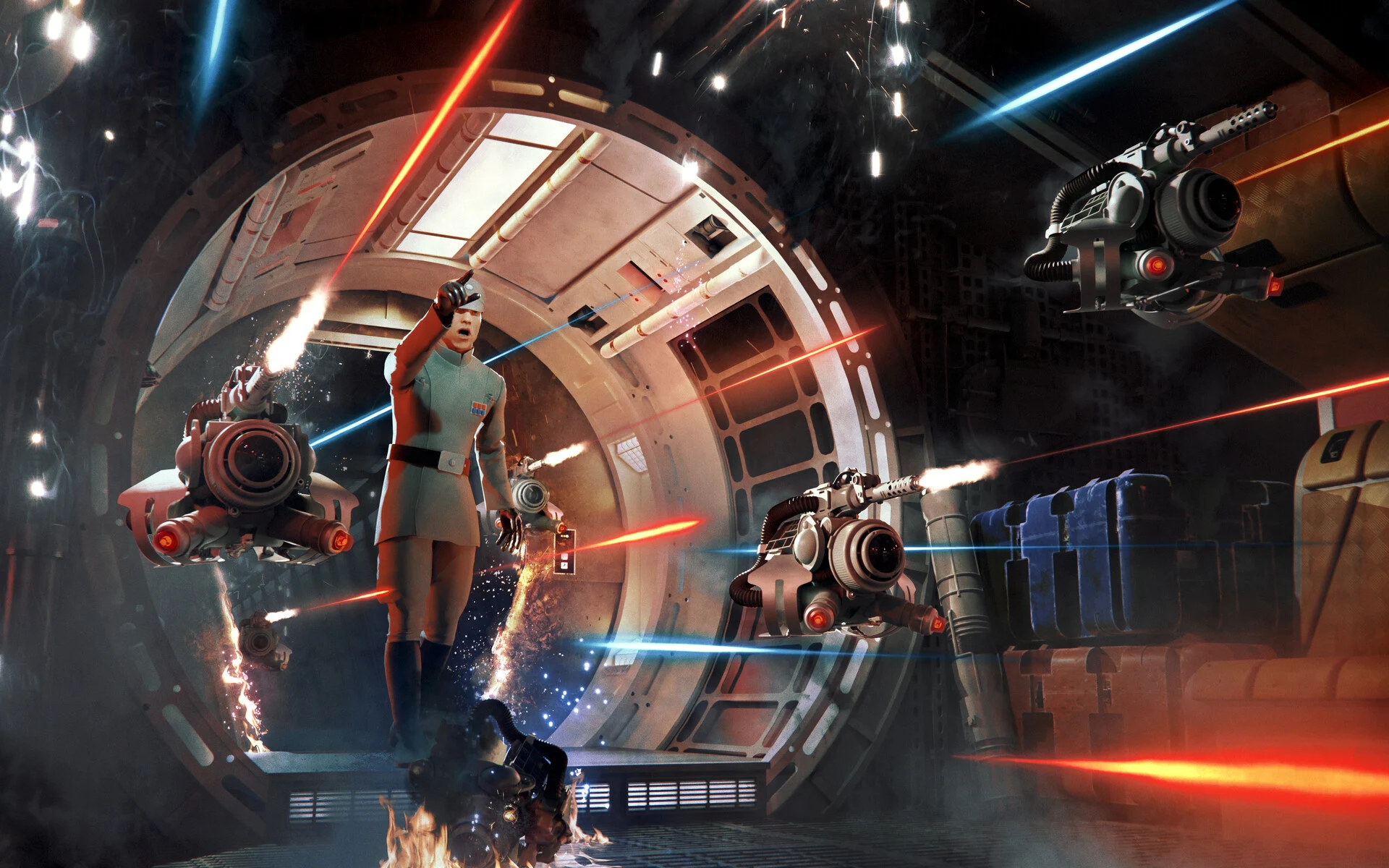 All Guns on Target! The Imperial Attack Drone by Angelos Karderinis | Scrolller