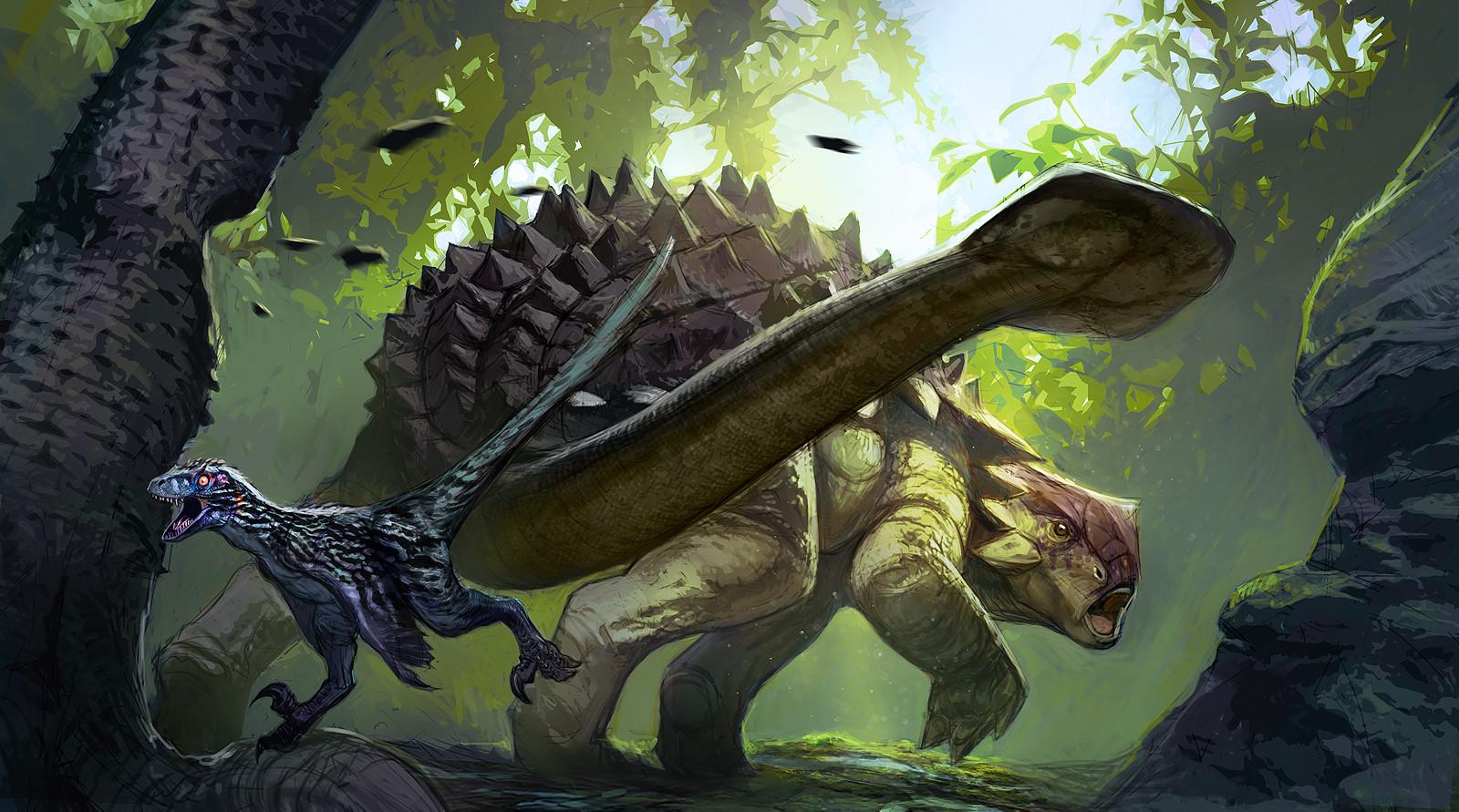 Ankylosaurus Surprise by Carlo Arellano | Scrolller