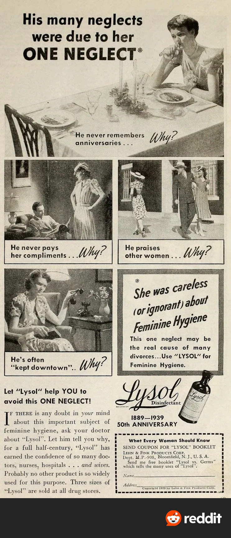 Another "Hygiene" Lysol Ad (1939) | Scrolller