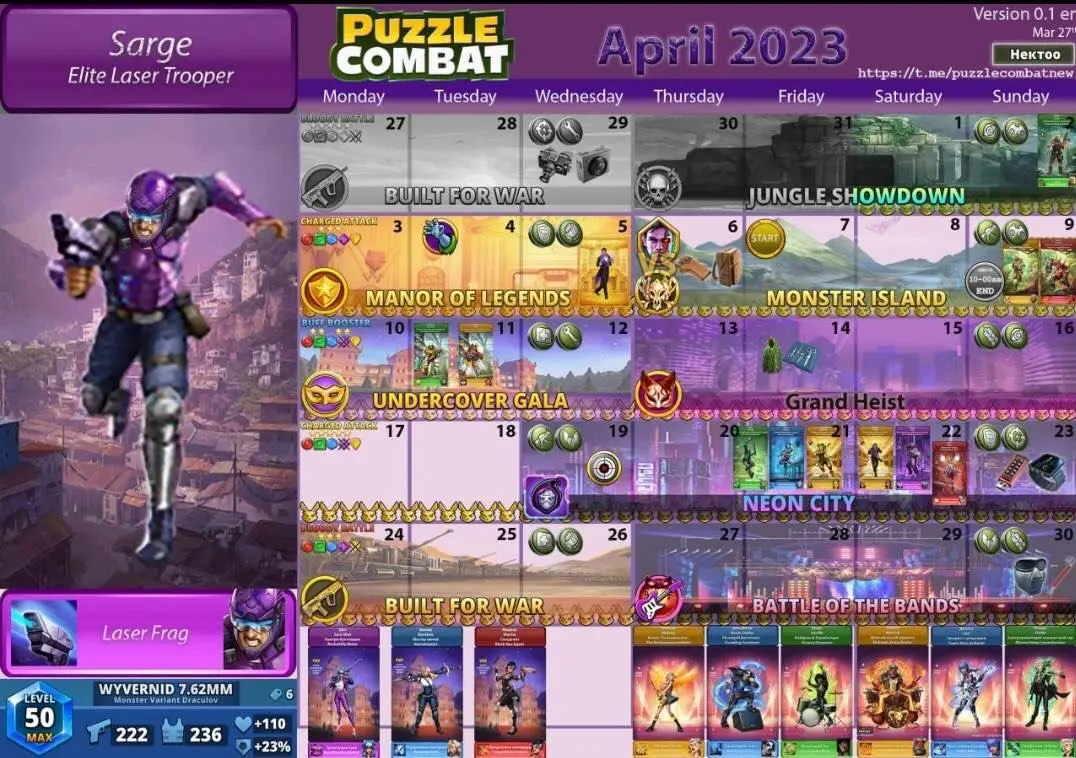 April Calendar | Scrolller