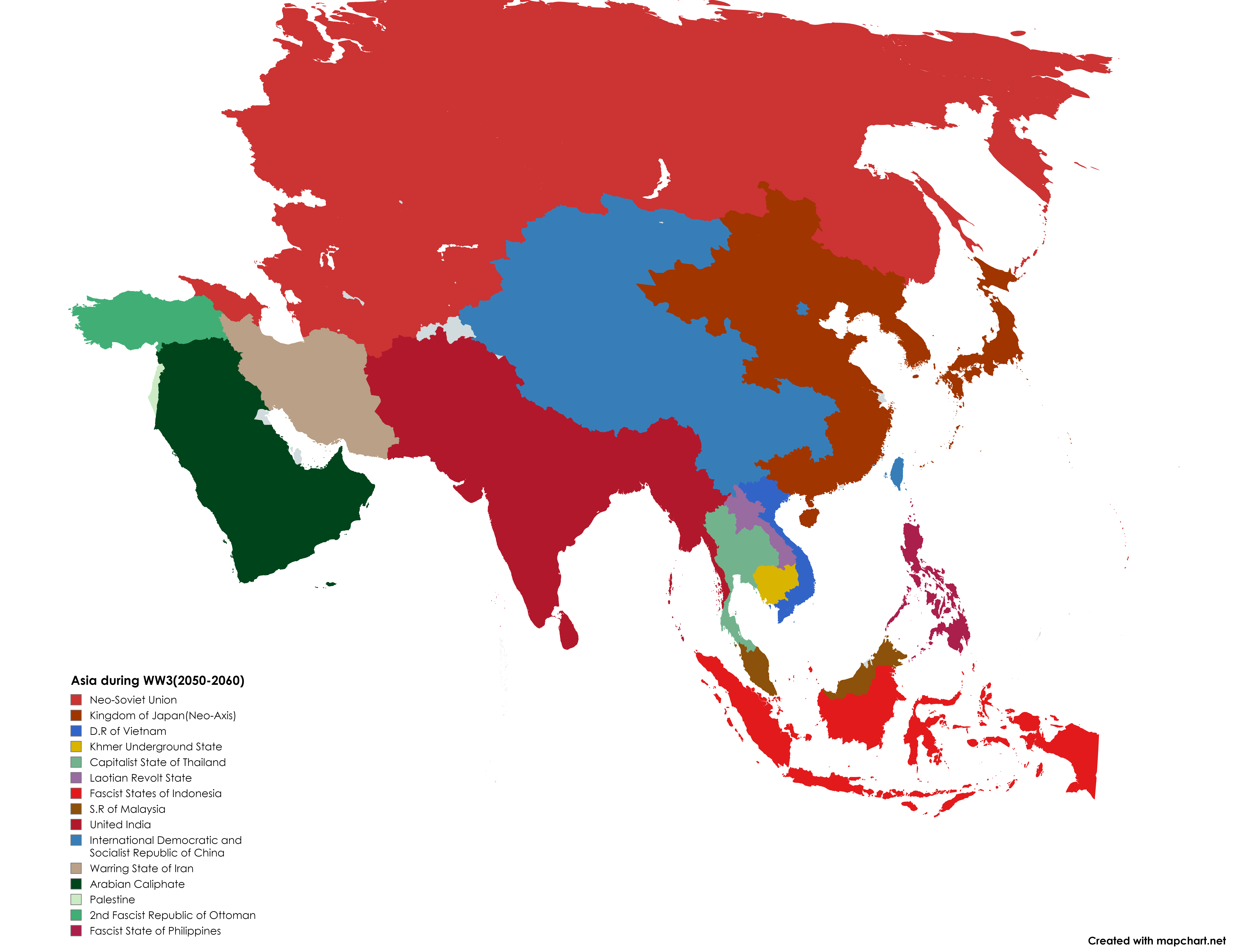 Asia map, 2053 | Scrolller