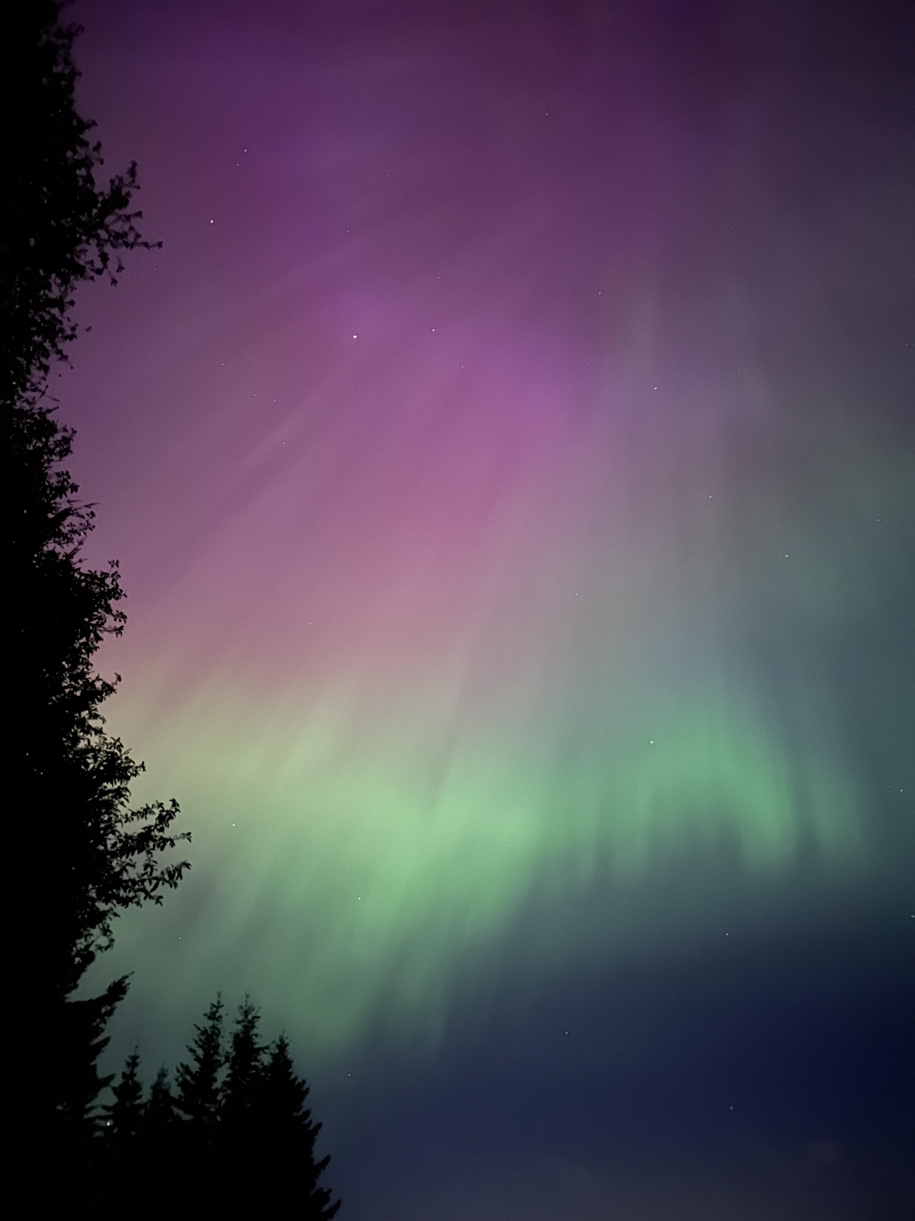Aurora Borealis last night | Scrolller