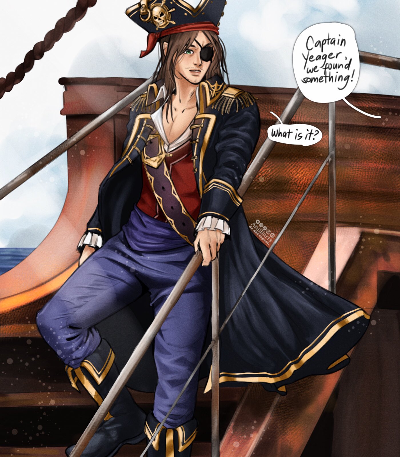 First encounter (art by @anjiliarts) | Scrolller