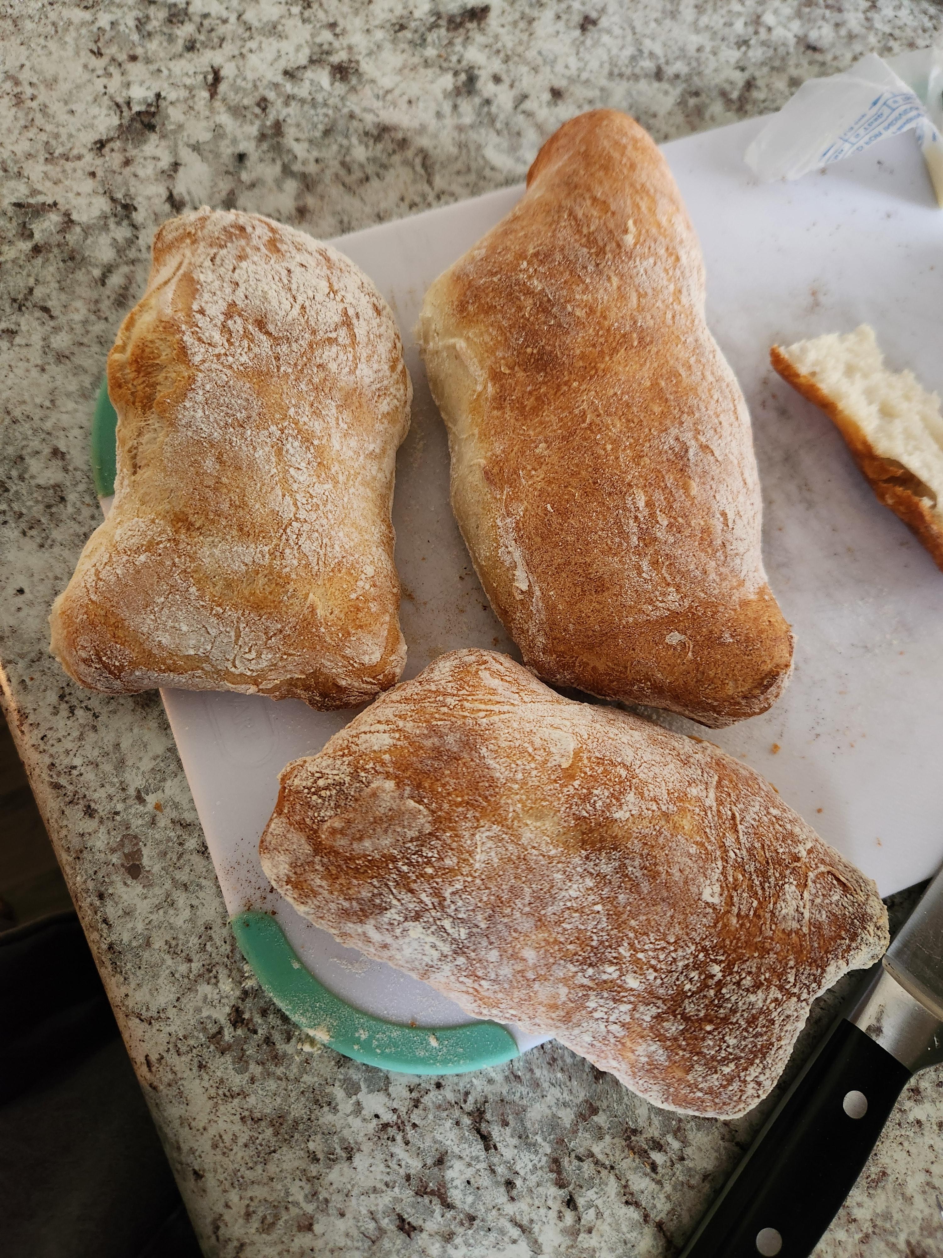 I was finally able to make a ciabatta recipe I'm happy with. | Scrolller