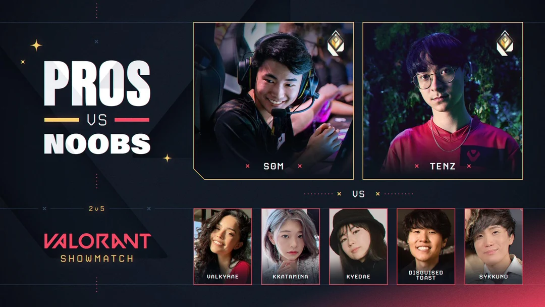 Pros vs Noobs official lineup | Scrolller
