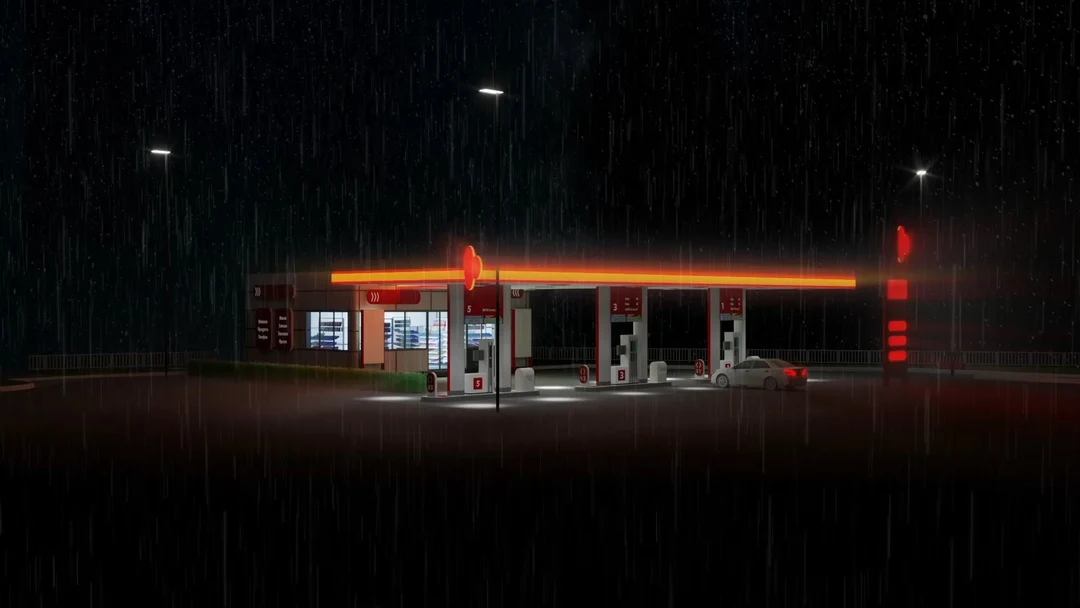 2am Gas (a render) | Scrolller