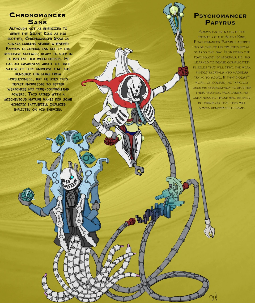 Undertale Necrons (Commission) | Scrolller