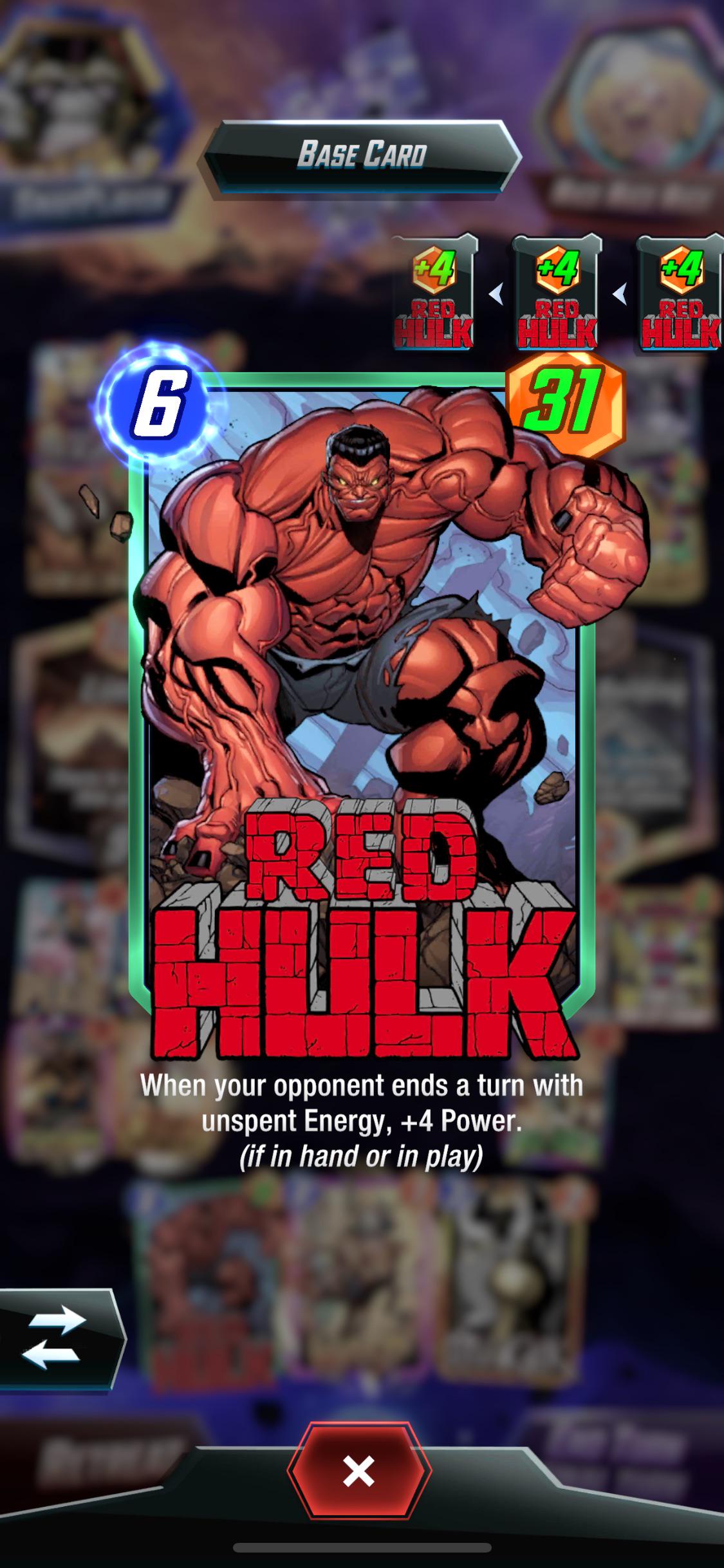 Maxed out Red Hulk! | Scrolller