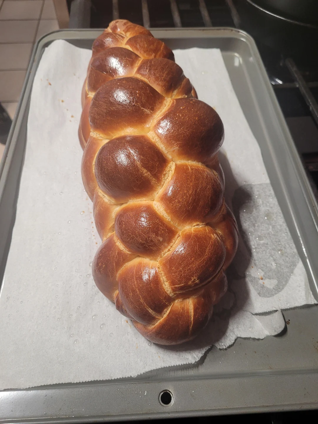My first attempt at challah. I'm super stoked to crack it open! | Scrolller