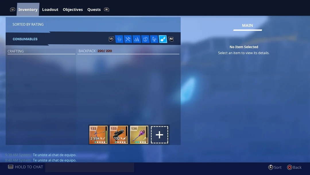 New section of consumables in the inventory :D | Scrolller