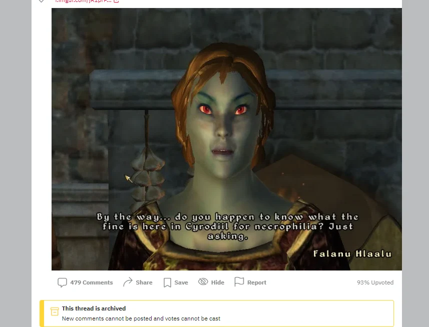 Oblivion had the best NPC's ever | Scrolller