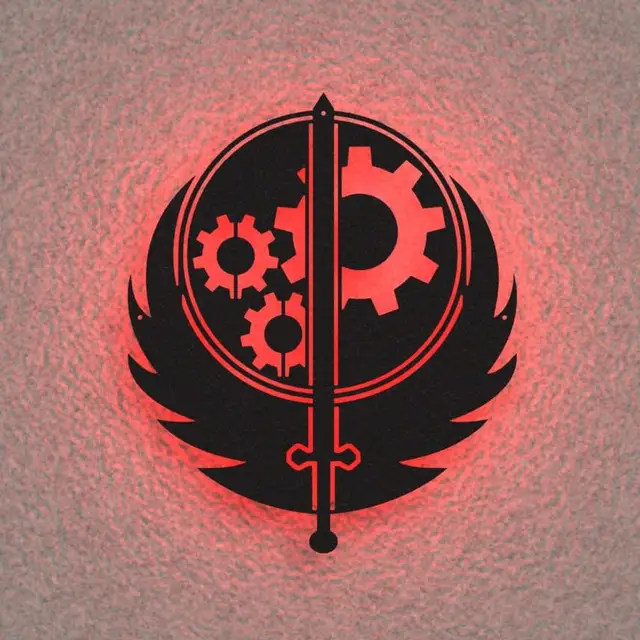 Made a Brotherhood of Steel LED Sign! | Scrolller