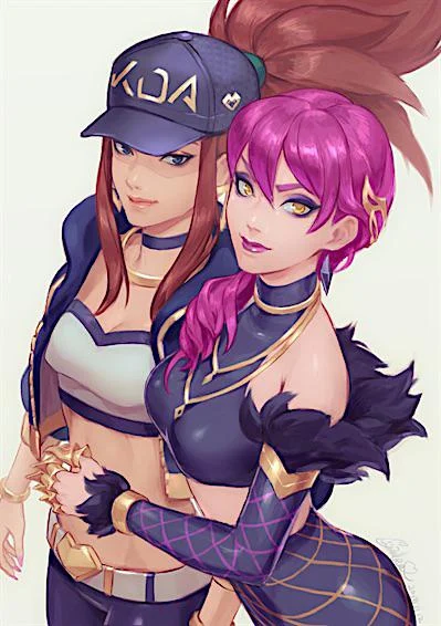 K/DA Akali & Evelyn 💜💖 | Scrolller