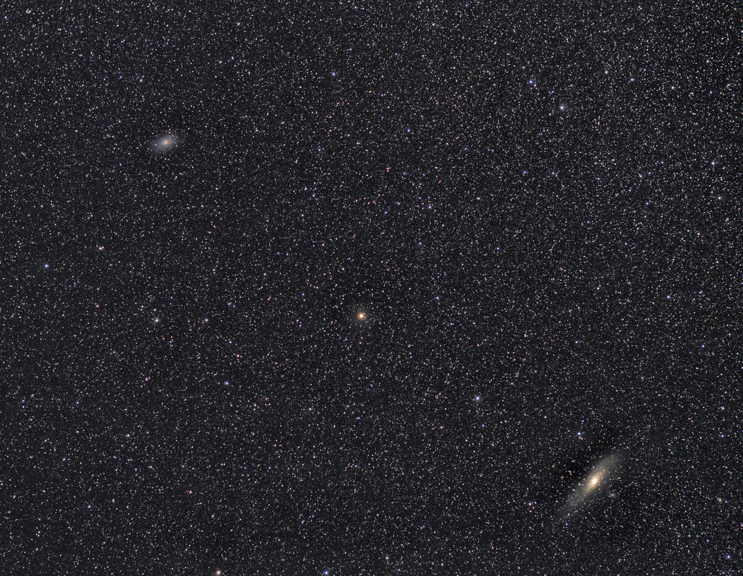 Andromeda to Triangulum. | Scrolller