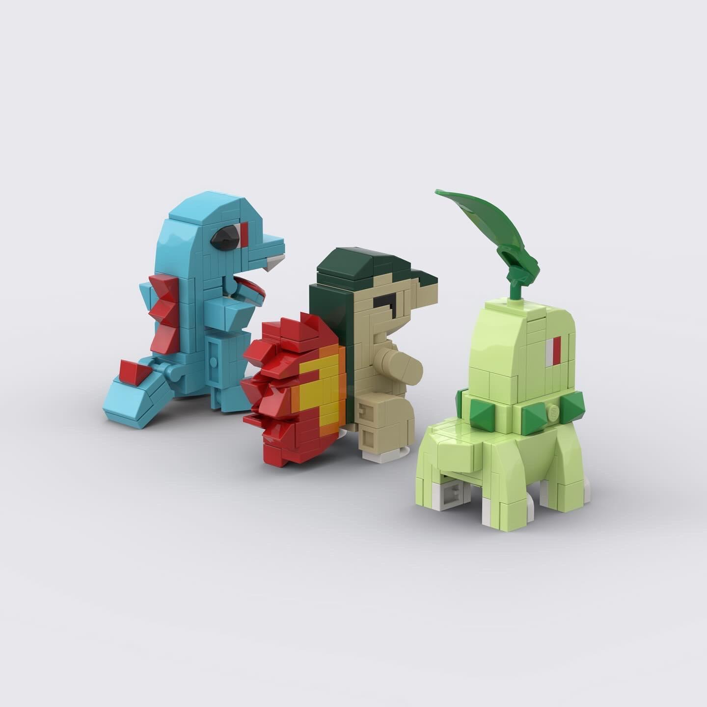 LEGO Johto Starters MOC | Scrolller