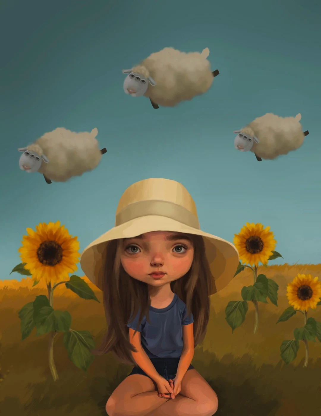 Mary had a little lamb, Elrwart (me), digital, 2024 | Scrolller