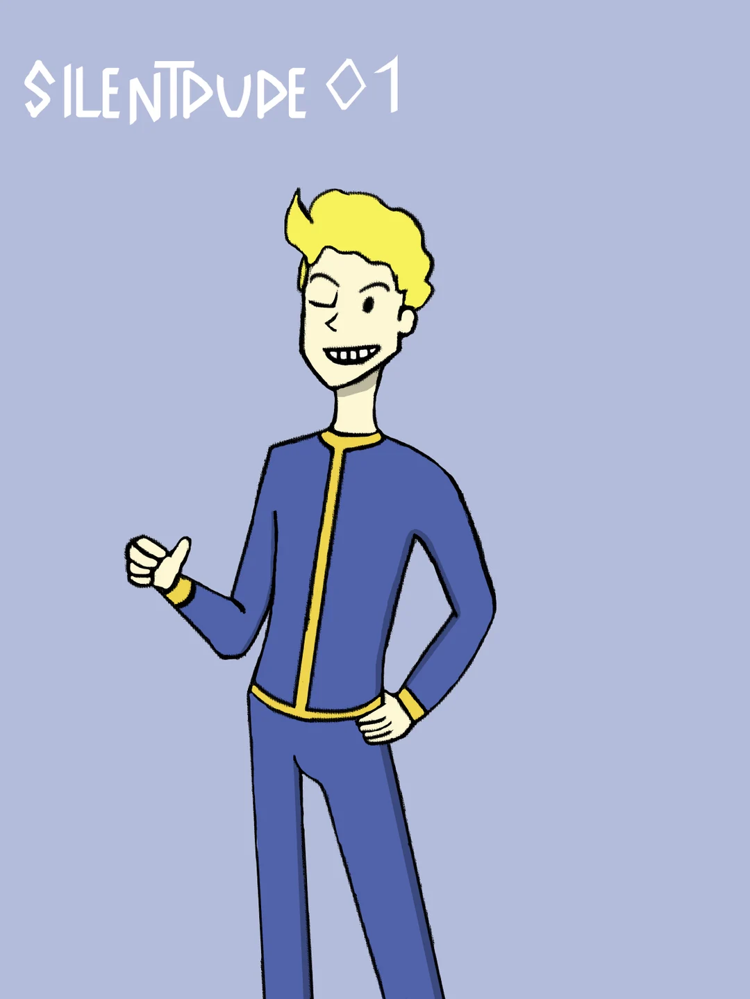 Vault Boy, art, digital, 2023 | Scrolller