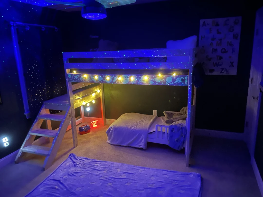 Build a loft over our sons bed to make his room a bit cozier. | Scrolller