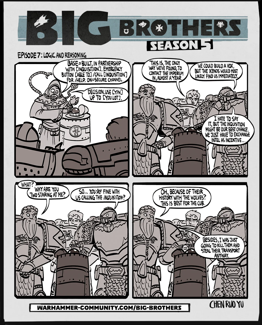 Big Brothers: Logic and Reasoning by me (ruoyuart) | Scrolller