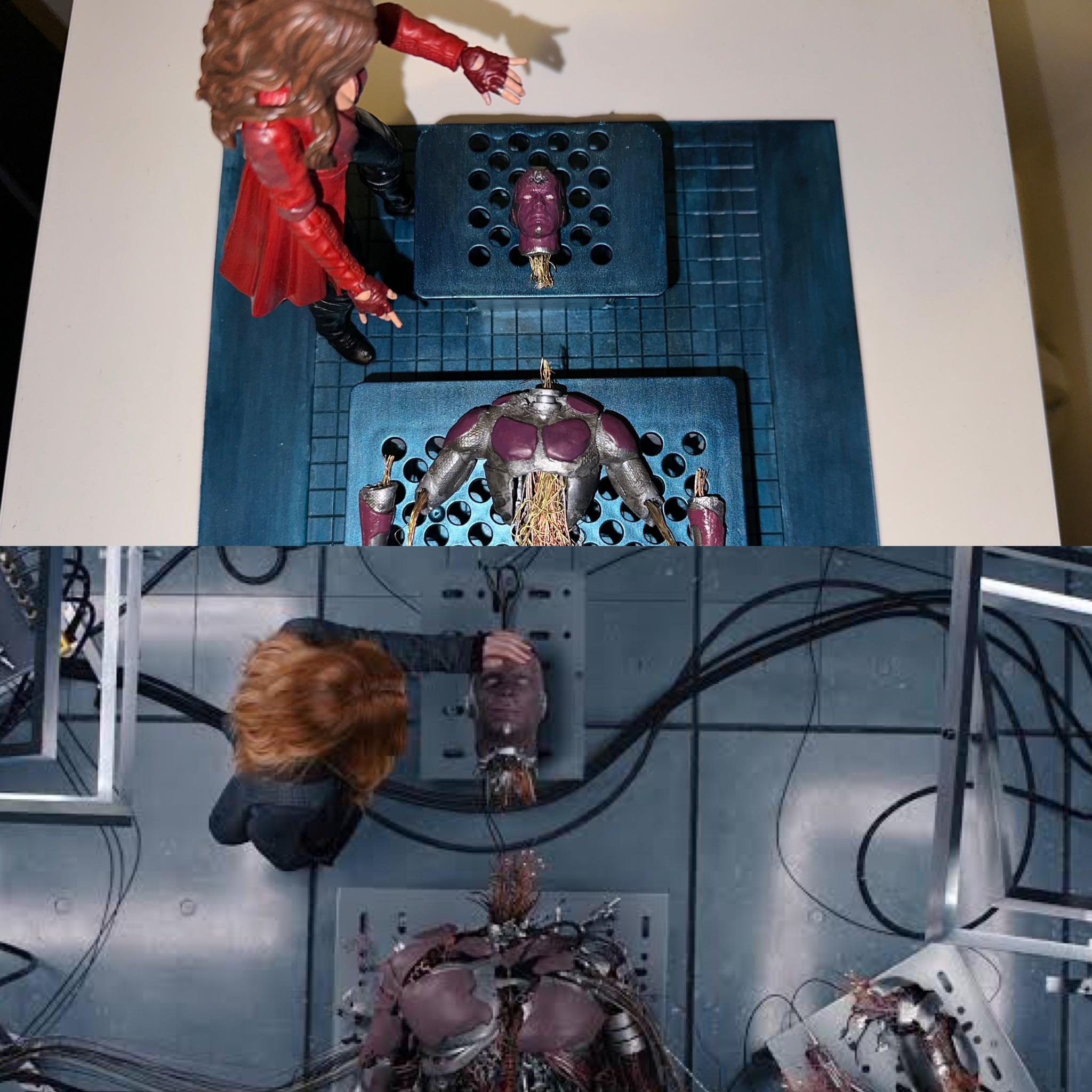 My Wandavision diorama with inspired reference shot | Scrolller