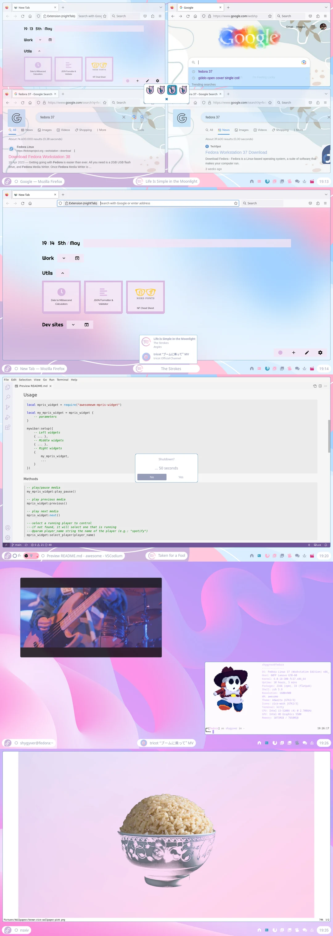 [AwesomeWM] Light theme in the making | Scrolller